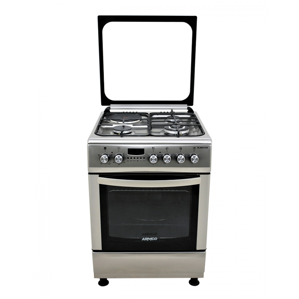 Armco 3 Gas(1WOK), 1 Electric, 60x60 Gas Cooker: GC-F6631LX3(SS)