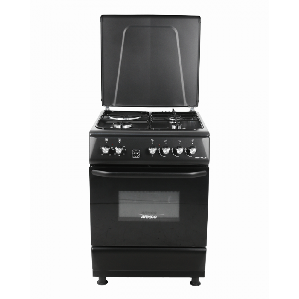 Armco 3 Gas, 1 Electric, 60x60 Gas Cooker: GC-F6631PX(BK)
