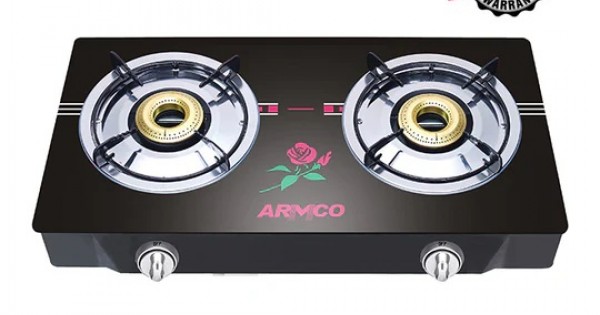 Armco 2 Burner Glass Top Tabletop Gas Cooker: GC-8270GX