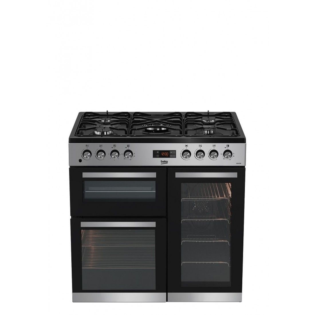 Beko Cooker 5 Gas, triple cavity: KDVF90X