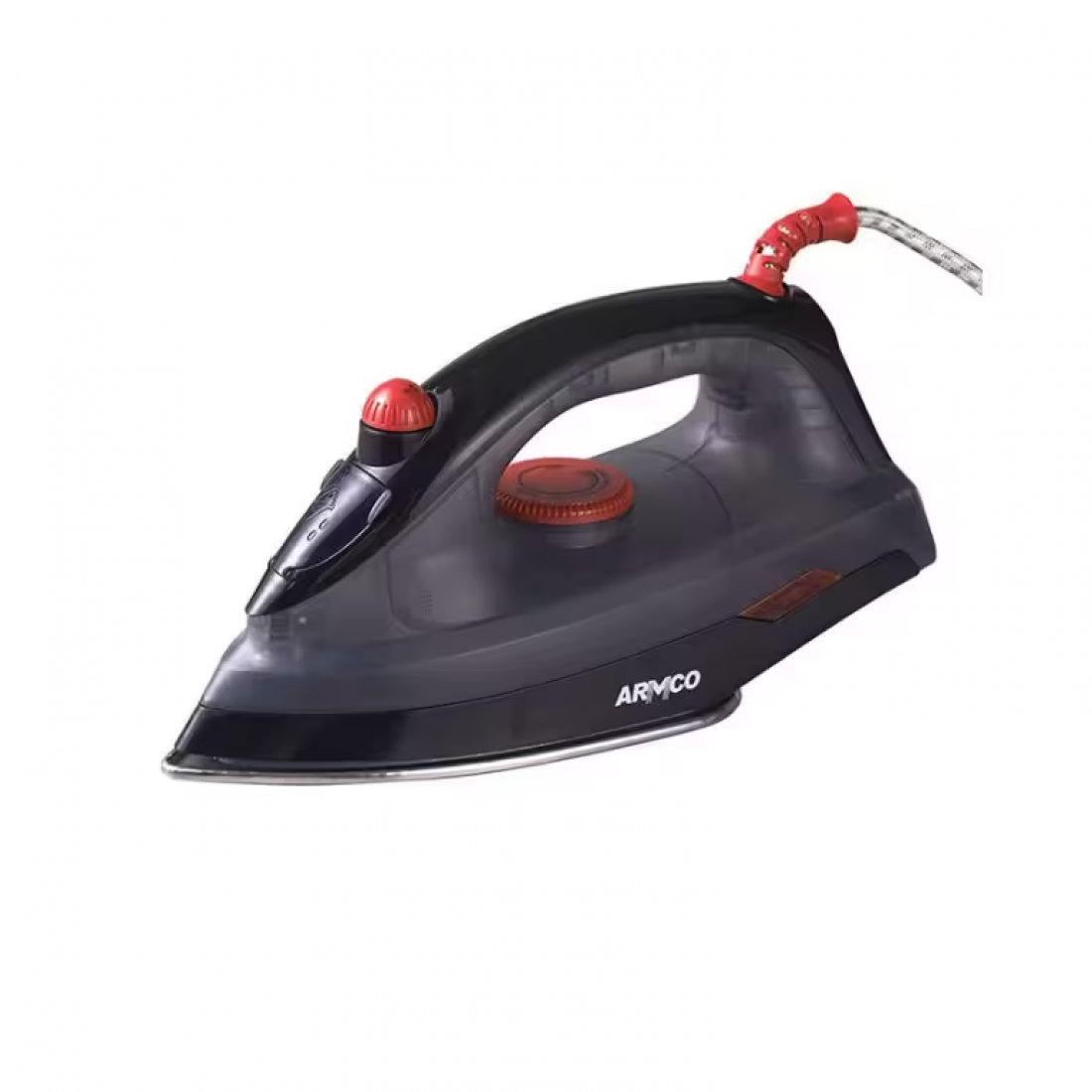 AIR-7BD – Mid Size Dry/Steam iron Black, Stainless Steel Sole plate.