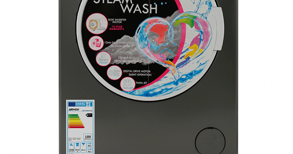 Armco Fully Automatic Steam Washing Machine: AWM-FL1000VE-ST(SL)